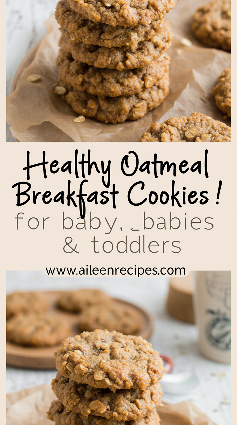 Healthy Oatmeal Cookies for Babies: The Only Recipe You'll Ever Need ...