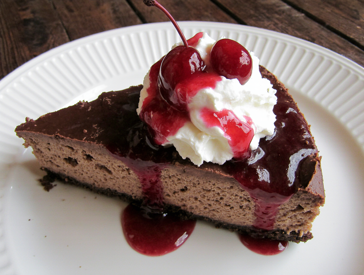 The Secret to Perfect No-Bake Chocolate Cherry Cheesecake (Tested ...