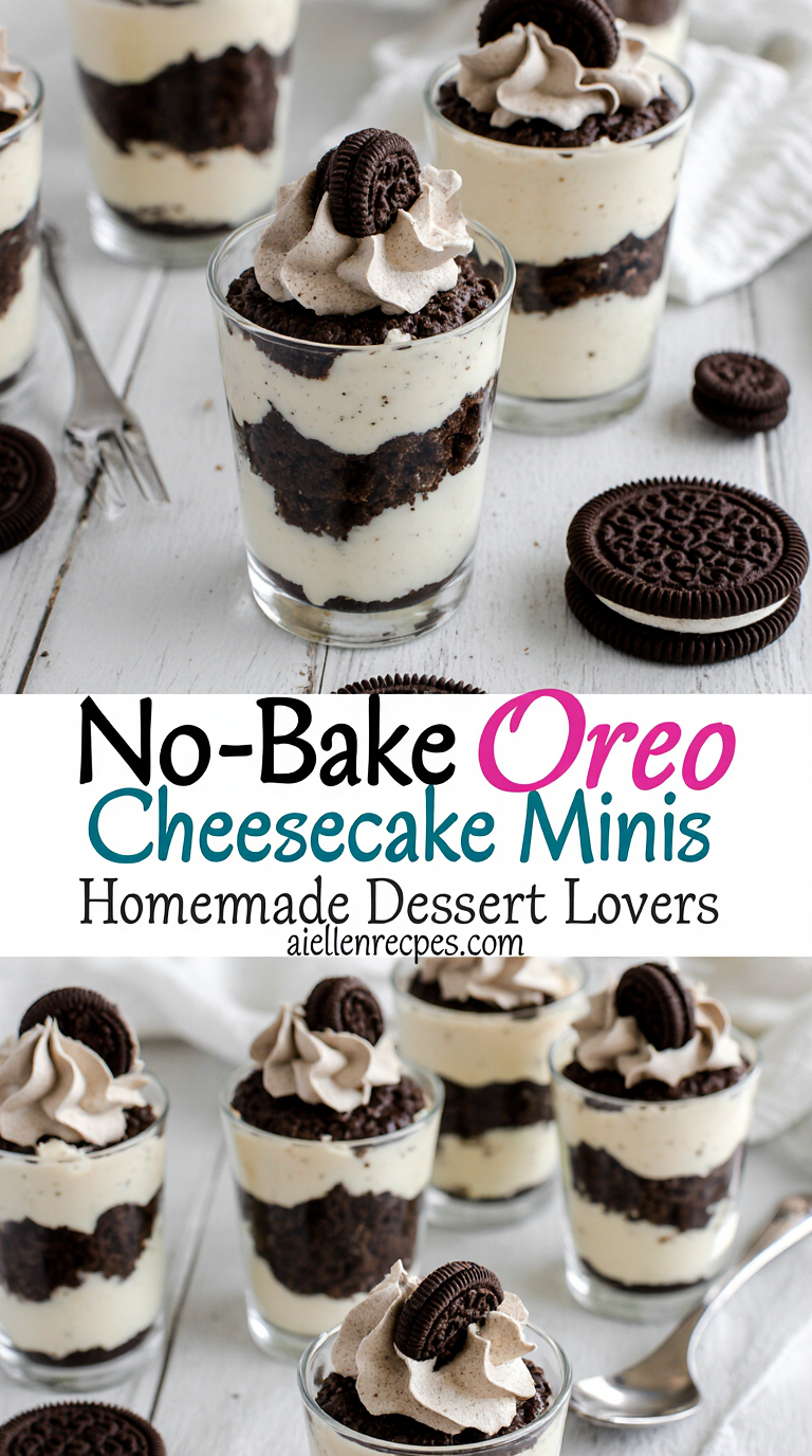 No-Bake Mini Oreo Cheesecakes: The Foolproof 15-Minute Recipe You'll ...