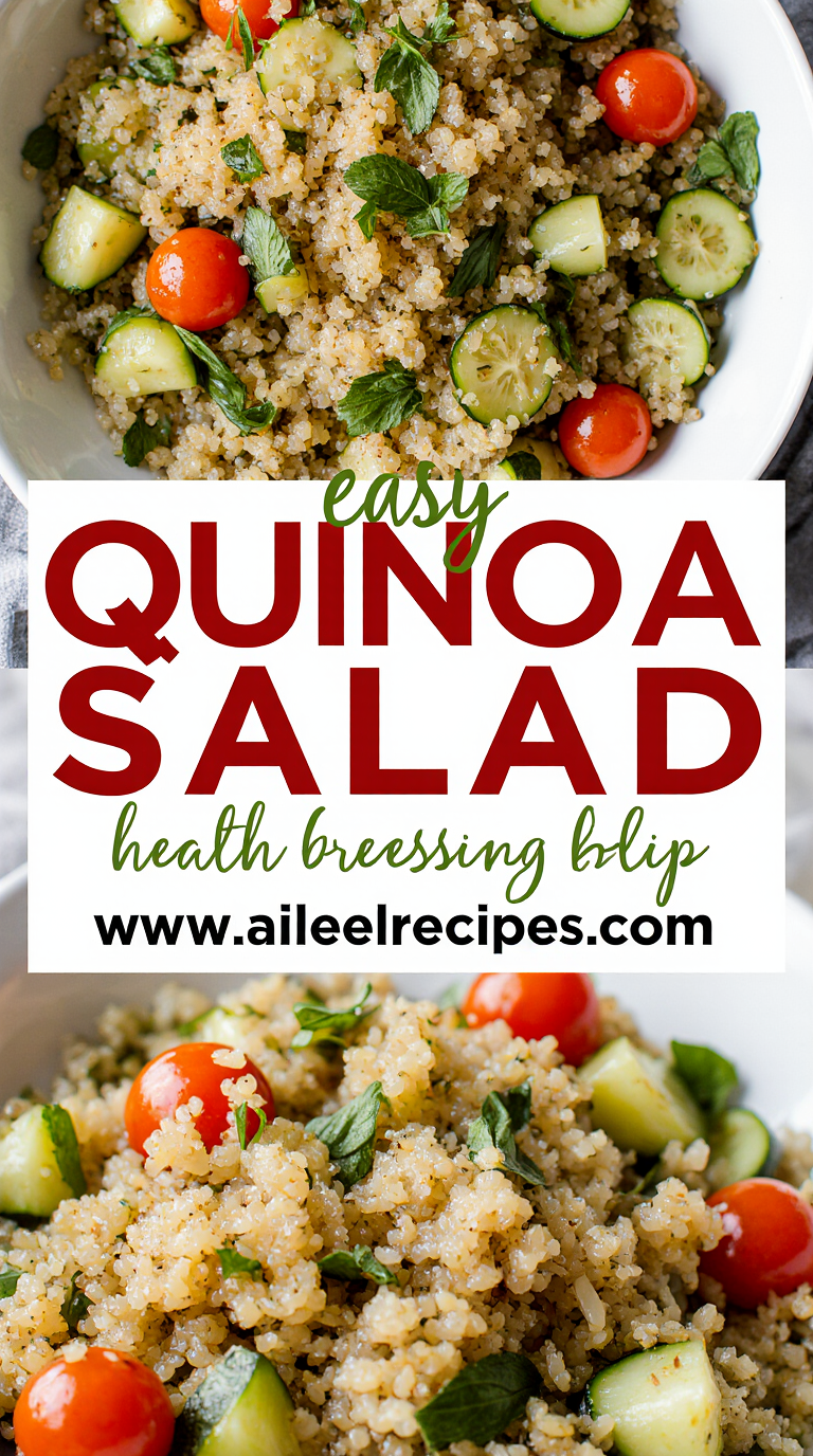 The Perfect Easy Quinoa Salad Recipe (Ready in 20 Minutes) - Aileenrecipes