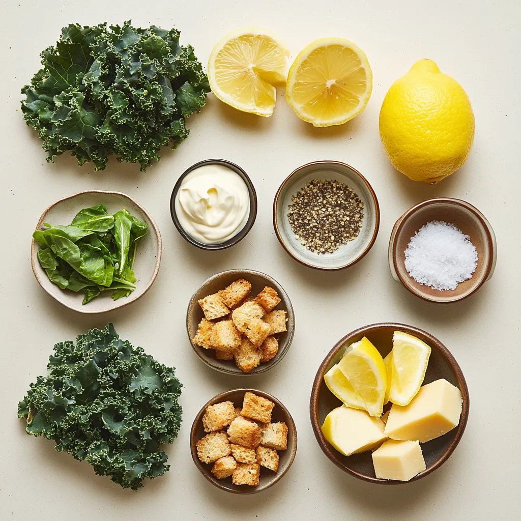 Roasted Garlic & Kale Caesar Salad Recipe - Aileenrecipes